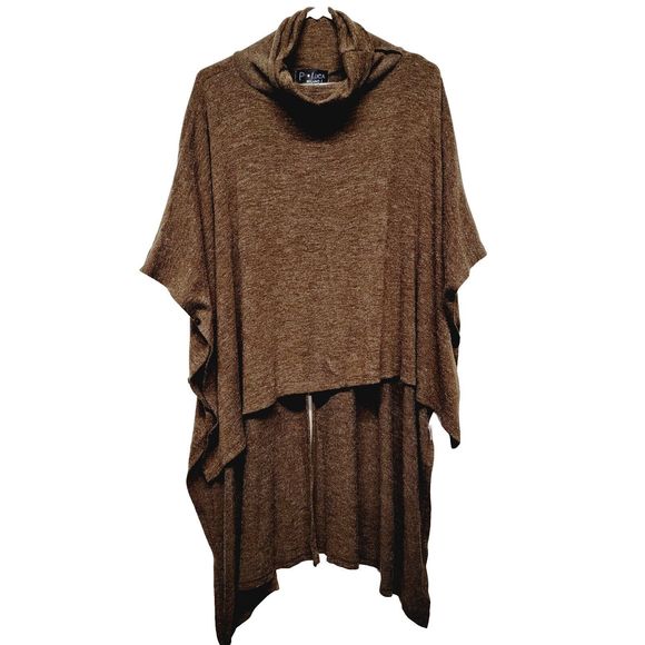 P.Luca Milano | Sweaters | New Pluca Milano Women Sm Brown Knit Cowl ...